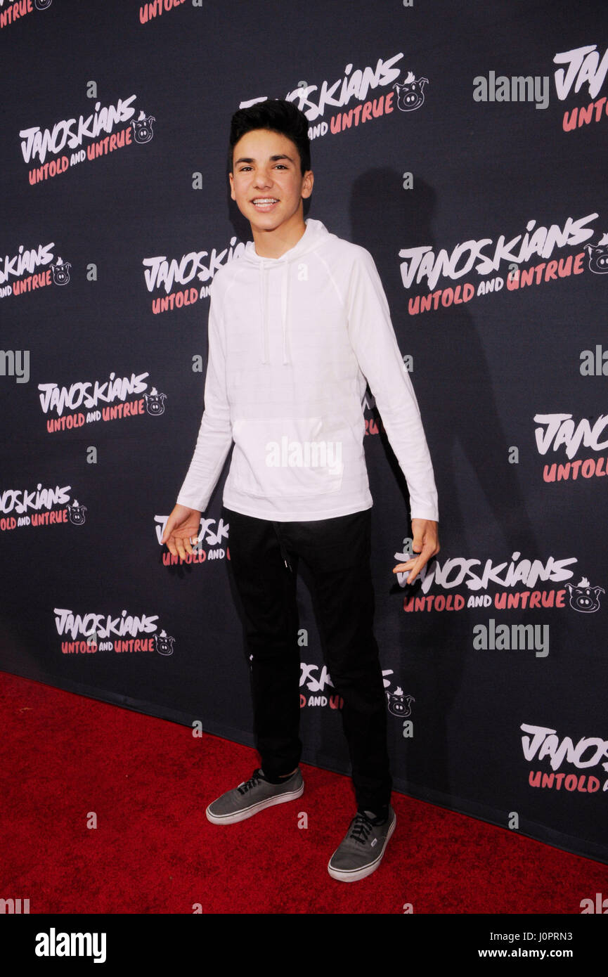 Daniel Skye attends the Janoskians: Untold and Untrue premiere at the ...