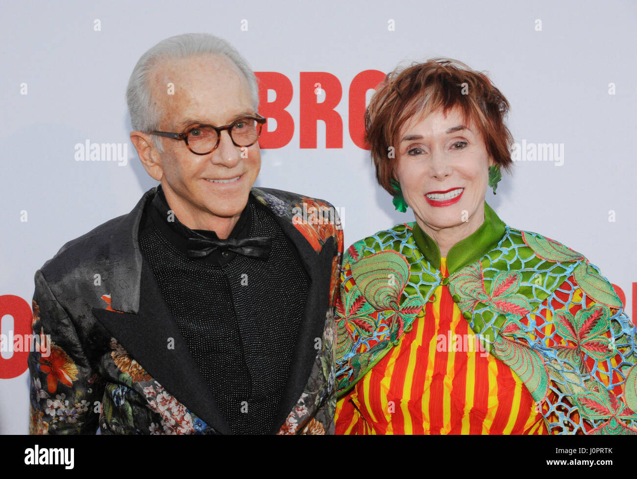 Norman Stone and Nora Stone attends the Broad Museum black tie ...