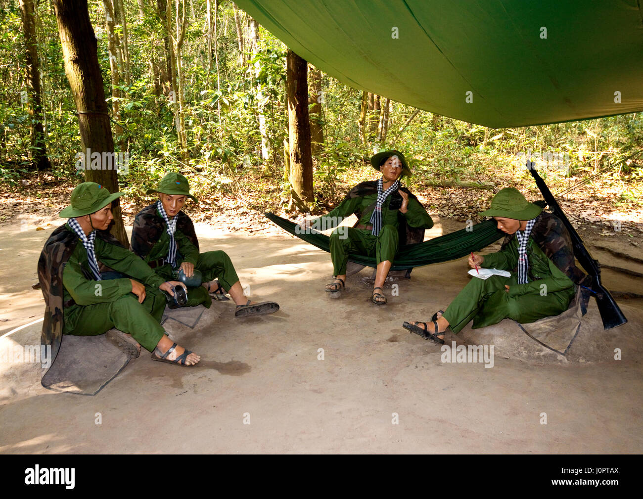 Viet cong forest camp hi-res stock photography and images - Alamy
