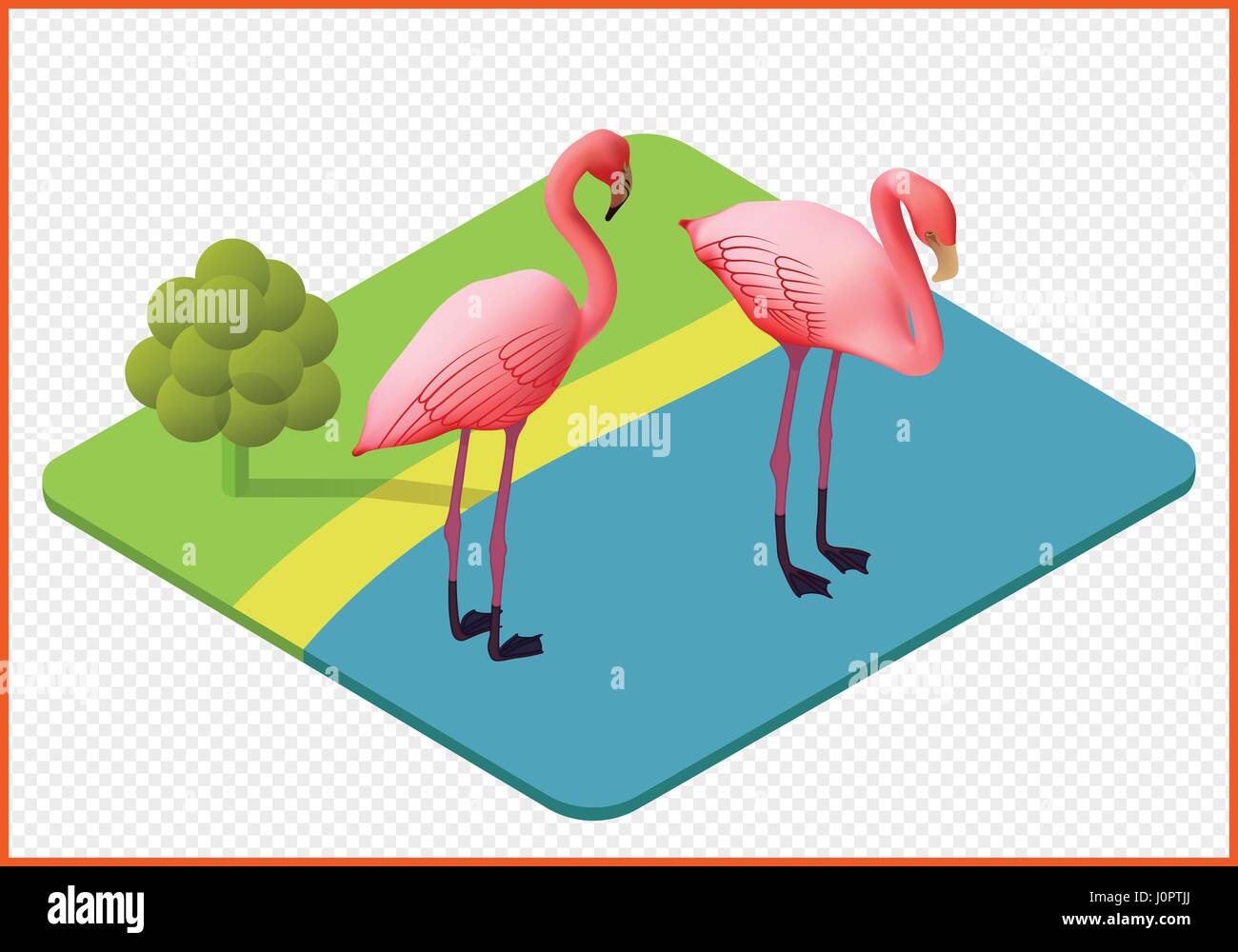 flamingo vector eps Stock Vector Image & Art - Alamy