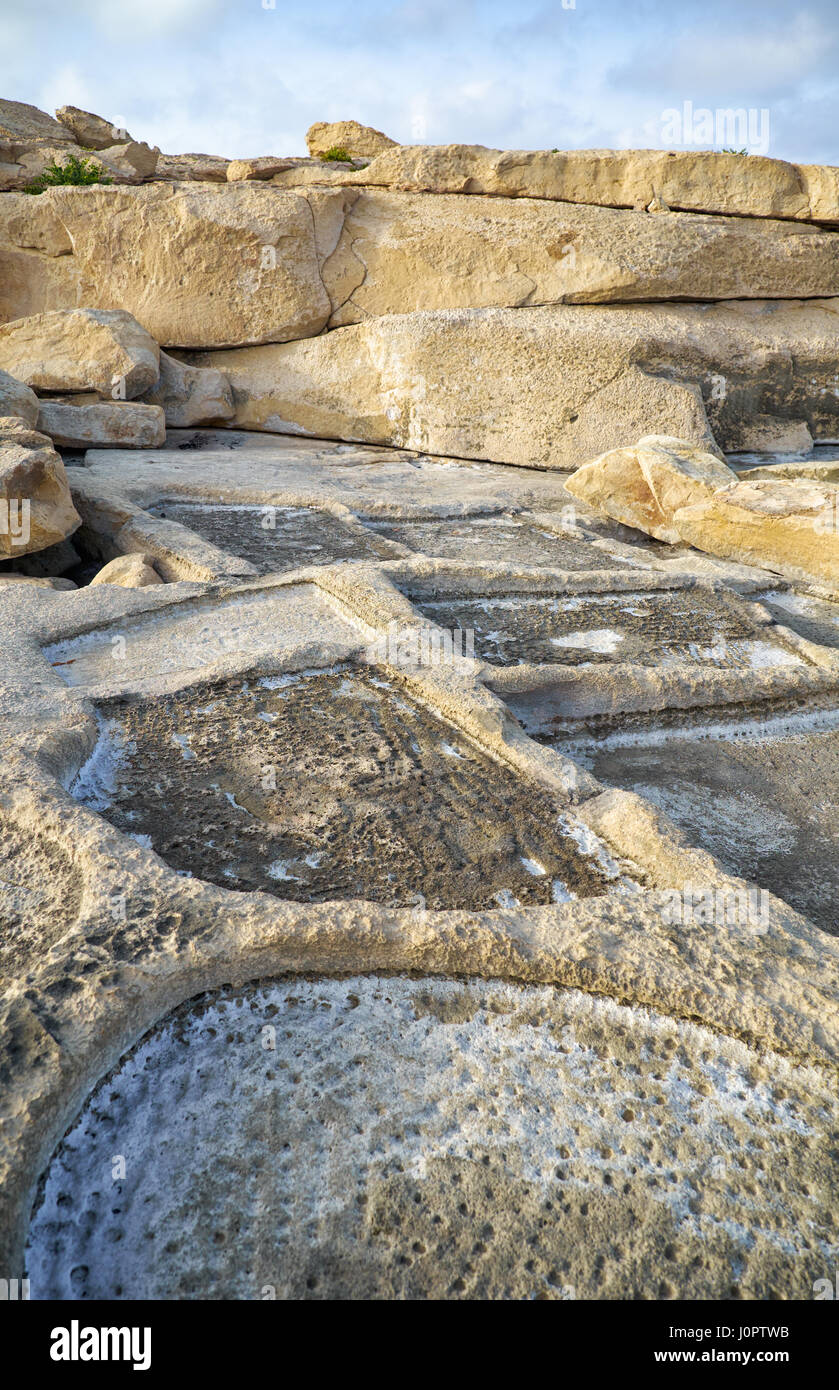 Seawater salt pans hi-res stock photography and images - Alamy