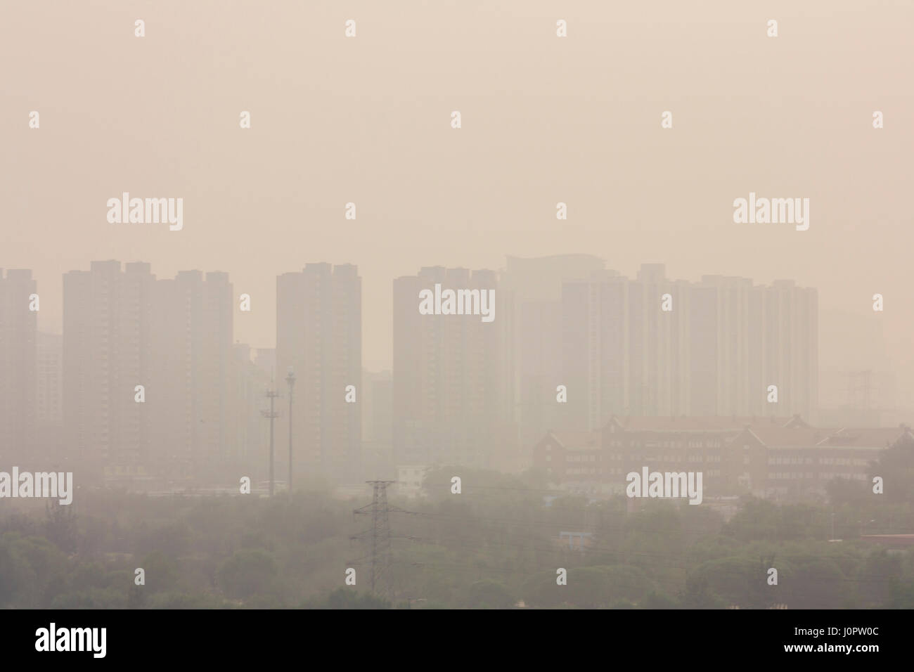 China air pollution fog beijing hi-res stock photography and images - Alamy