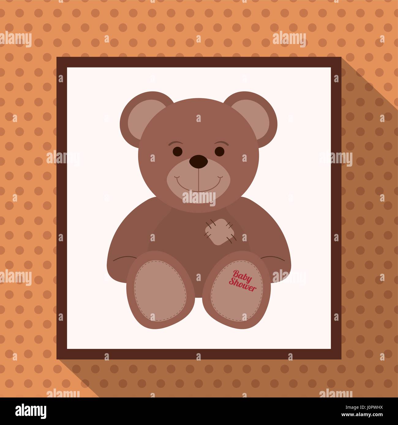 cute teddy bear baby shower Stock Vector Image & Art - Alamy
