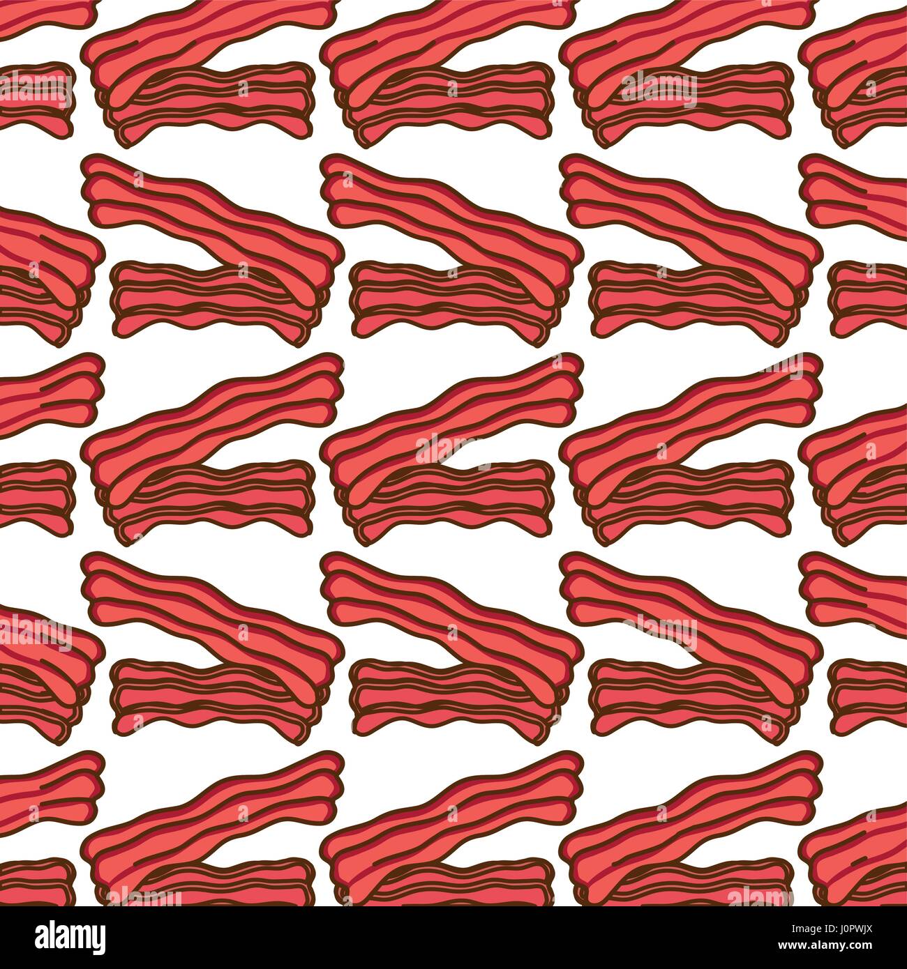 delicious bacon fast food background Stock Vector Image & Art - Alamy