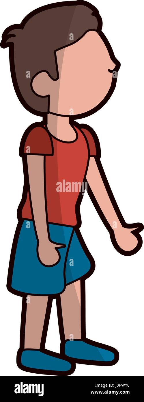 Cartoon Son Boy Character Stock Photos & Cartoon Son Boy Character ...