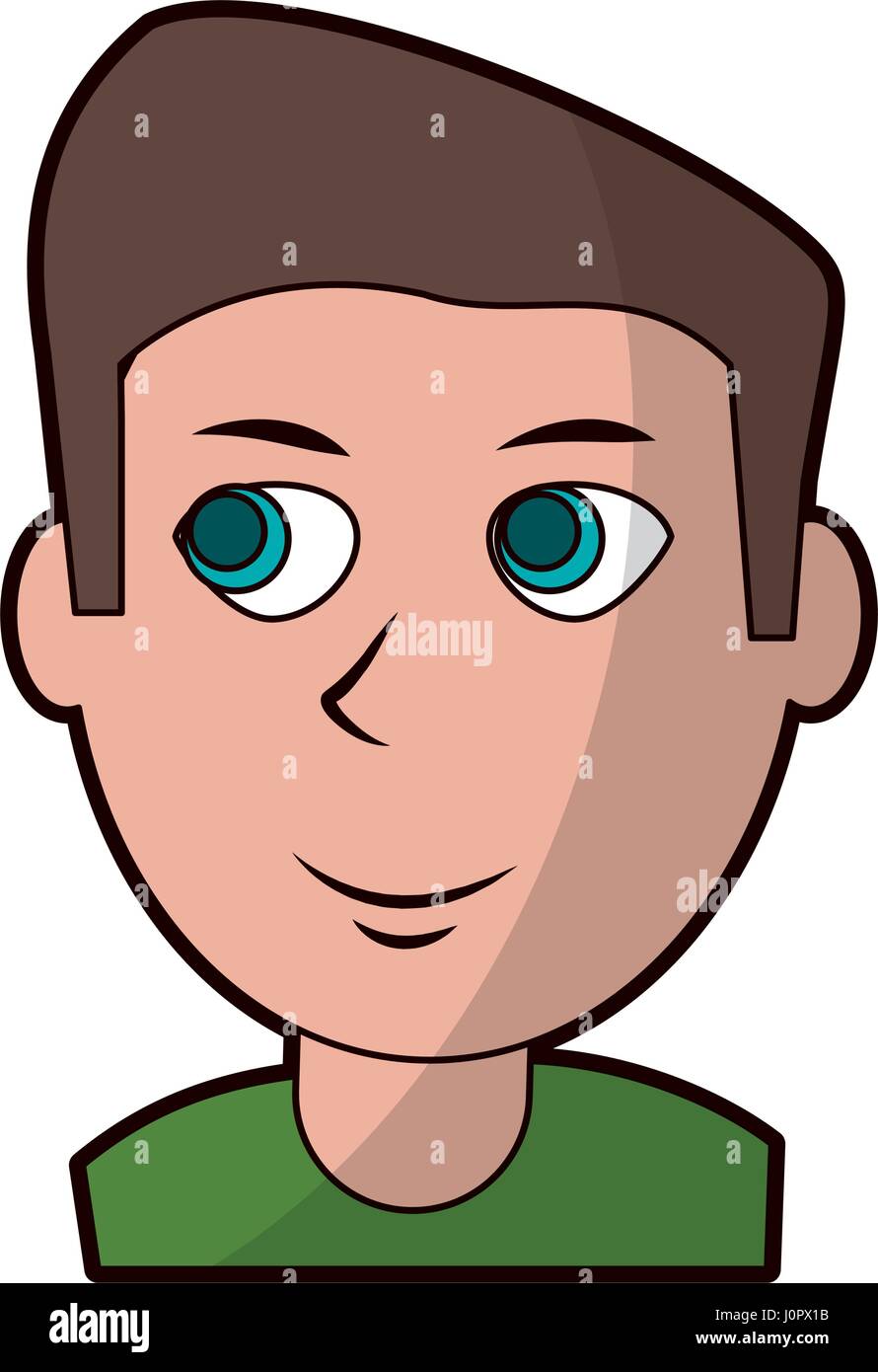 portrait son face people Stock Vector Image & Art - Alamy
