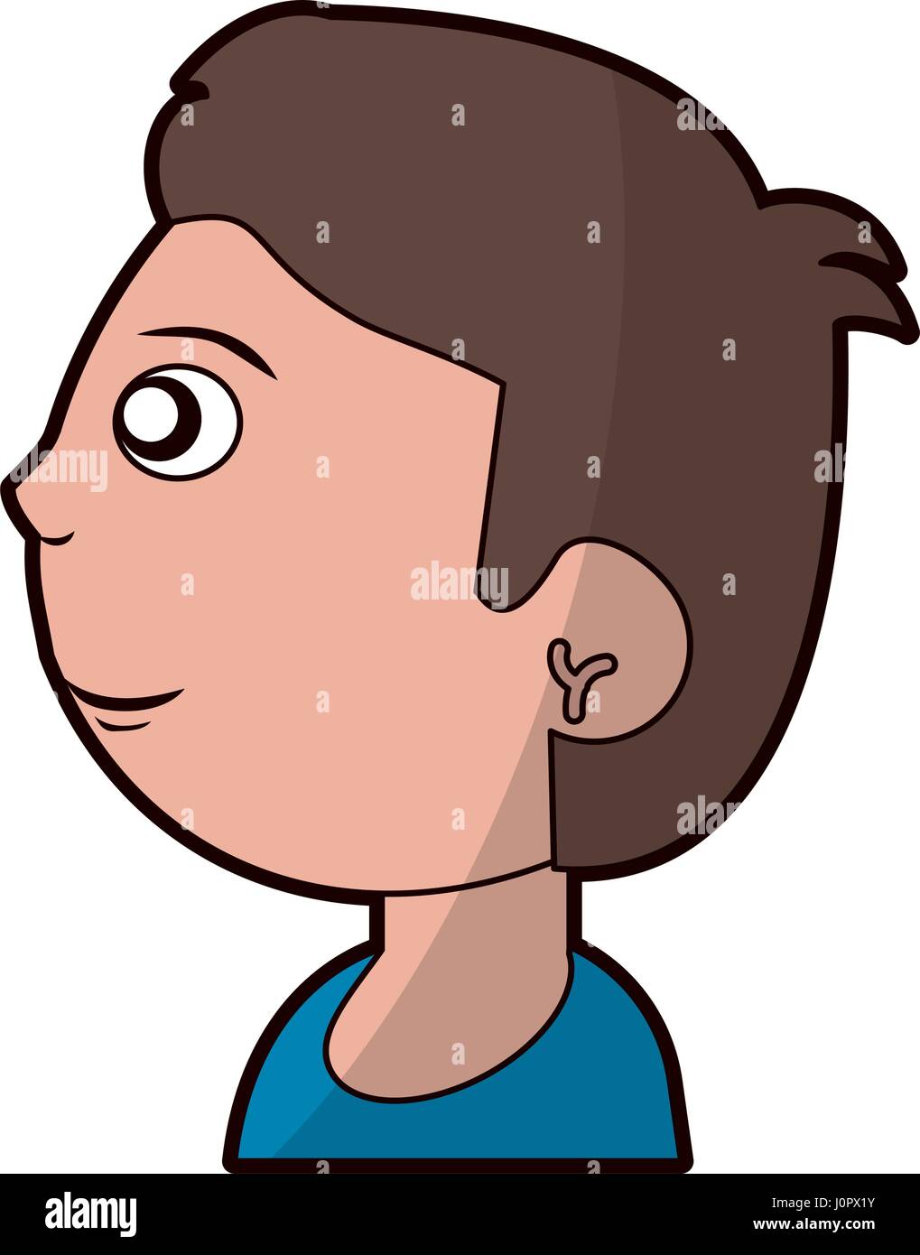 portrait son face people Stock Vector Image & Art - Alamy
