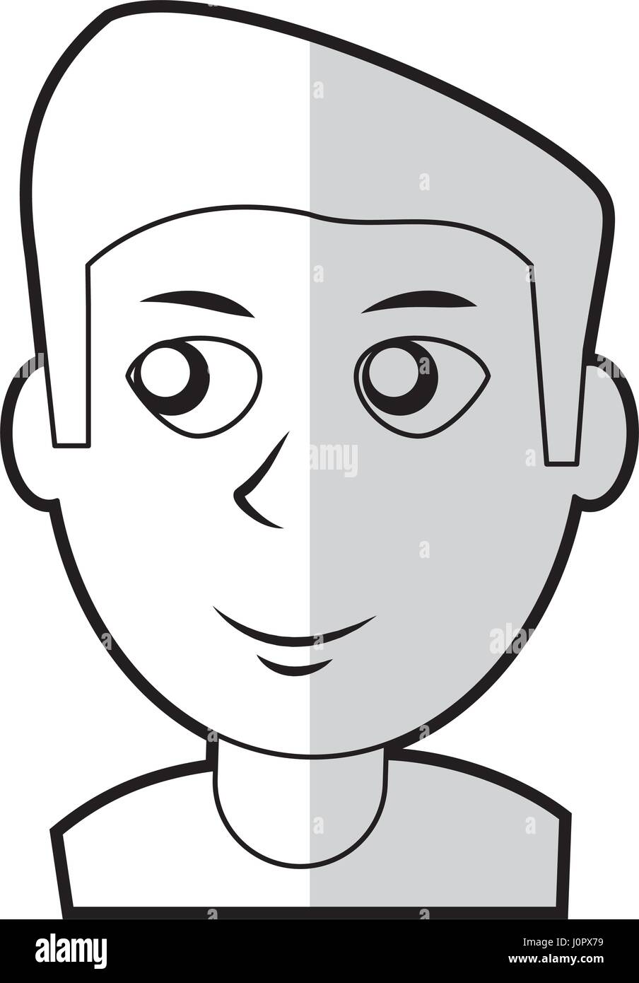portrait son face people Stock Vector Image & Art - Alamy