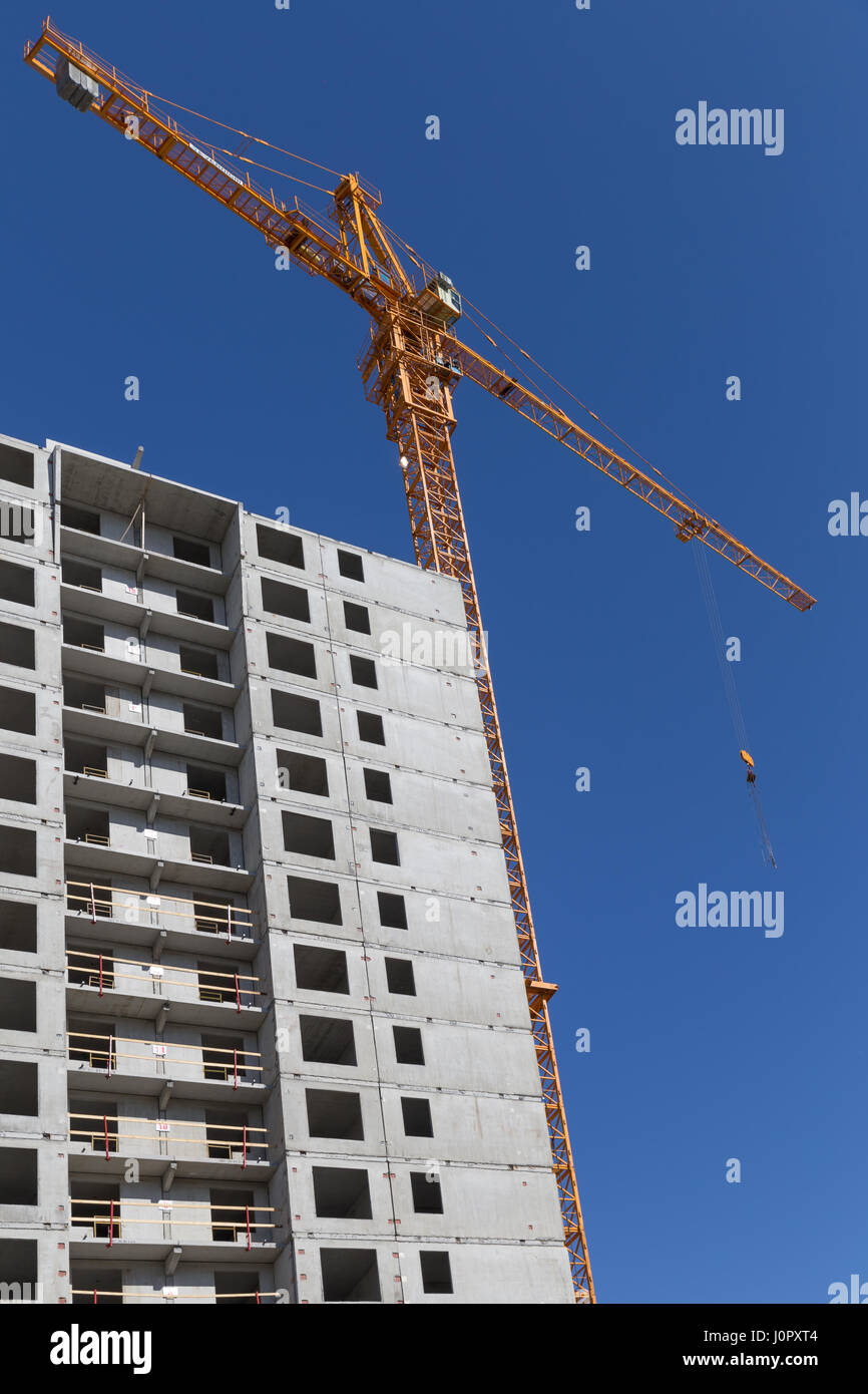 New group of construction building tenement apartment houses Stock ...