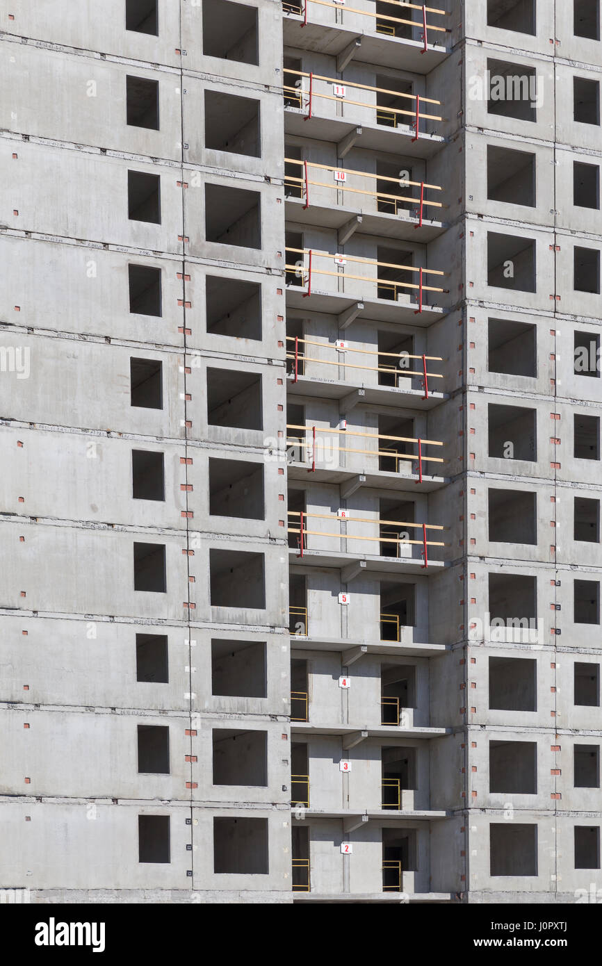 New group of construction building tenement apartment houses Stock ...