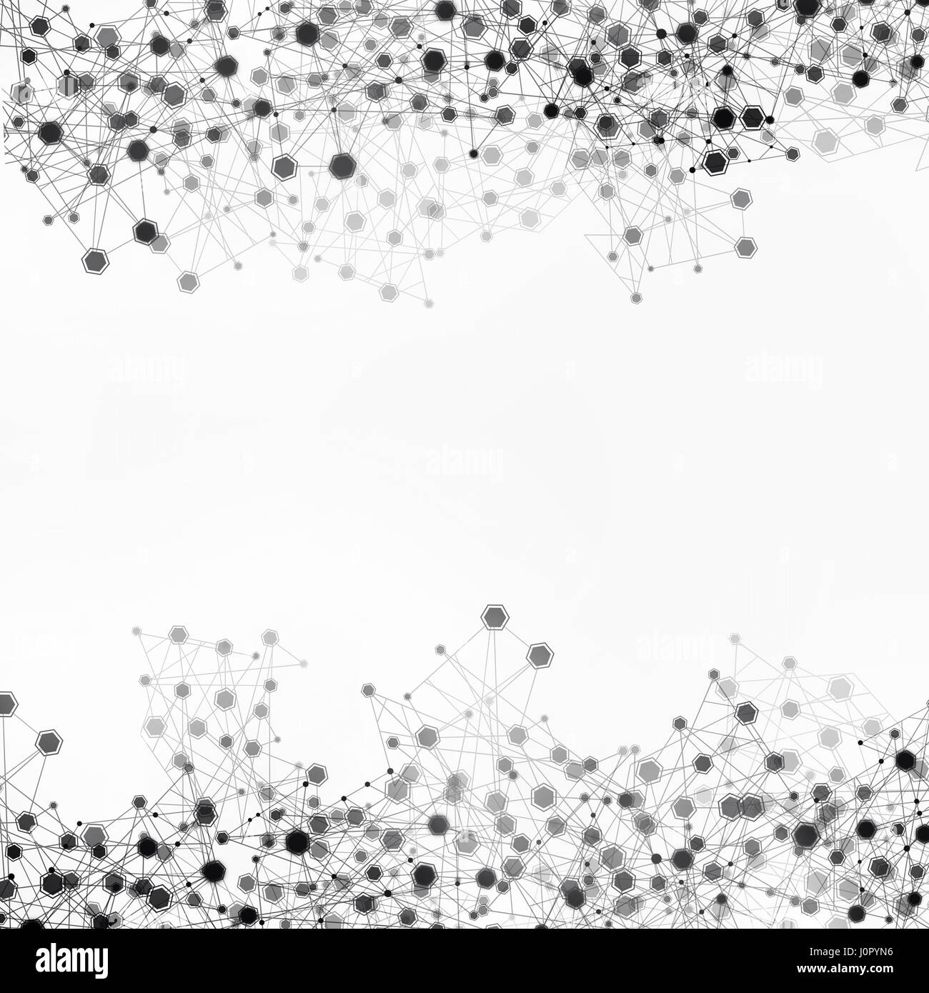 abstract net global connections concept black and white background ...