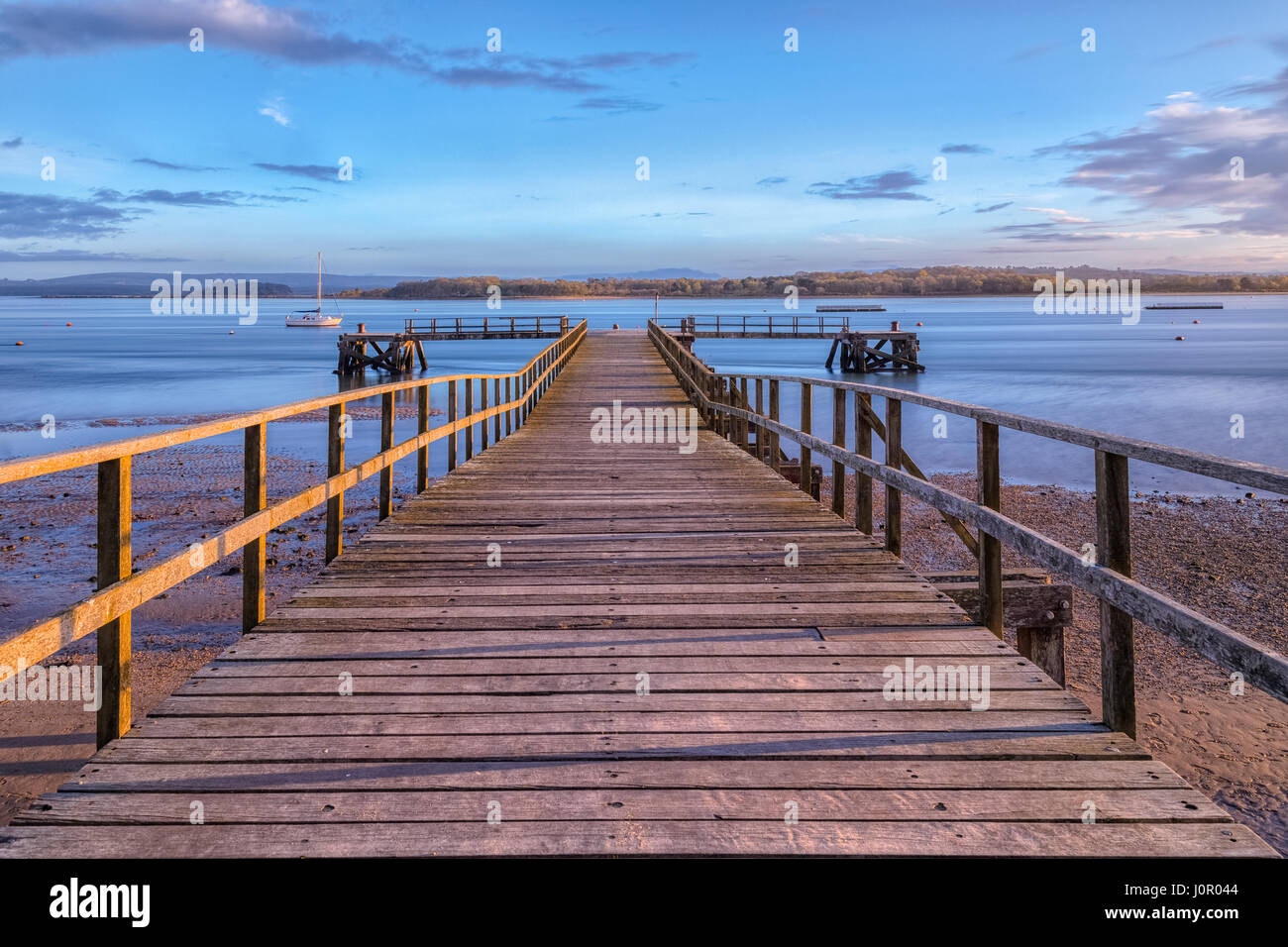 Lake Pier, Hamworthy, Poole, Dorset, England, UK Stock Photo - Alamy