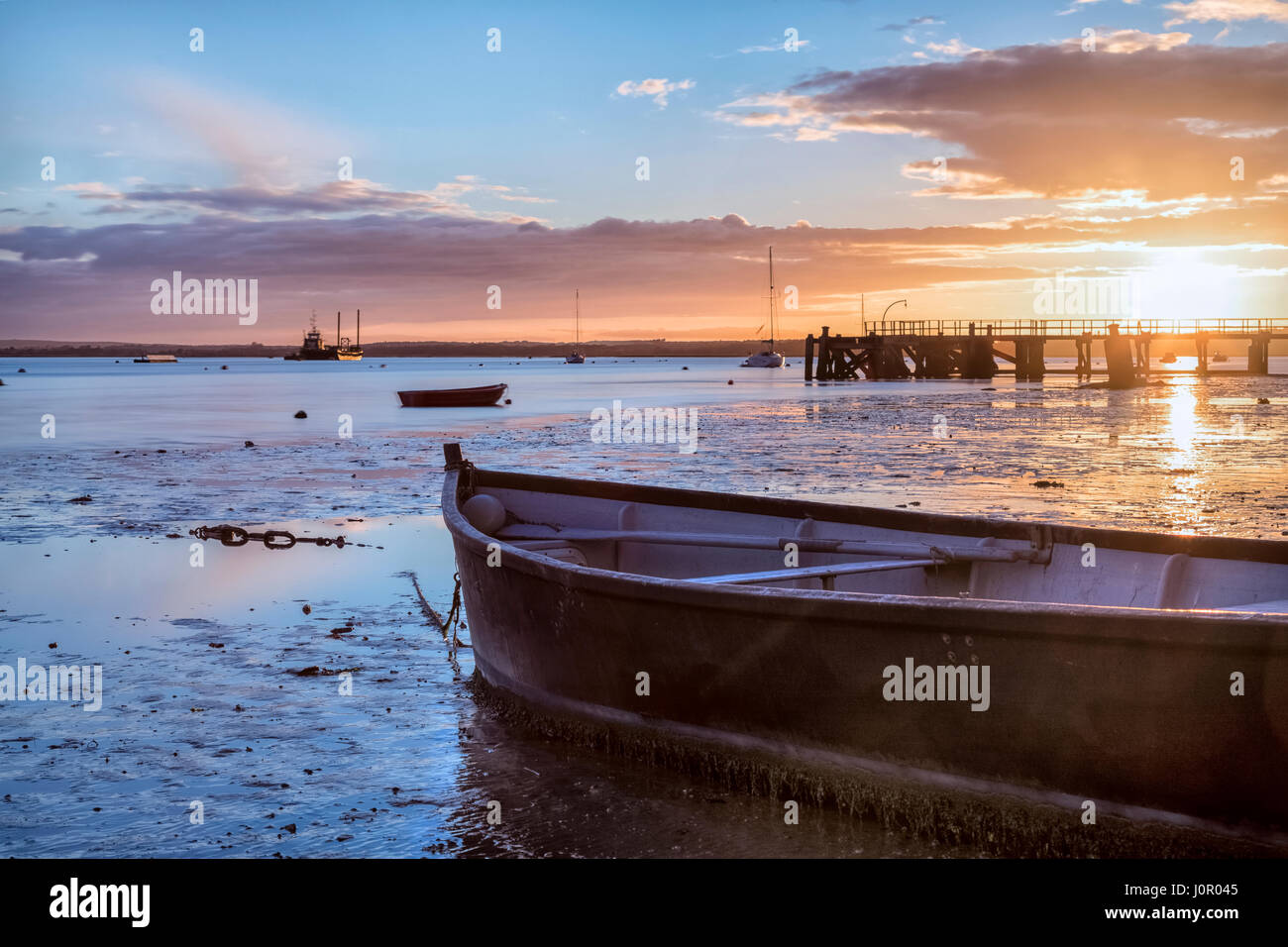 Lake Pier, Hamworthy, Poole, Dorset, England, UK Stock Photo - Alamy