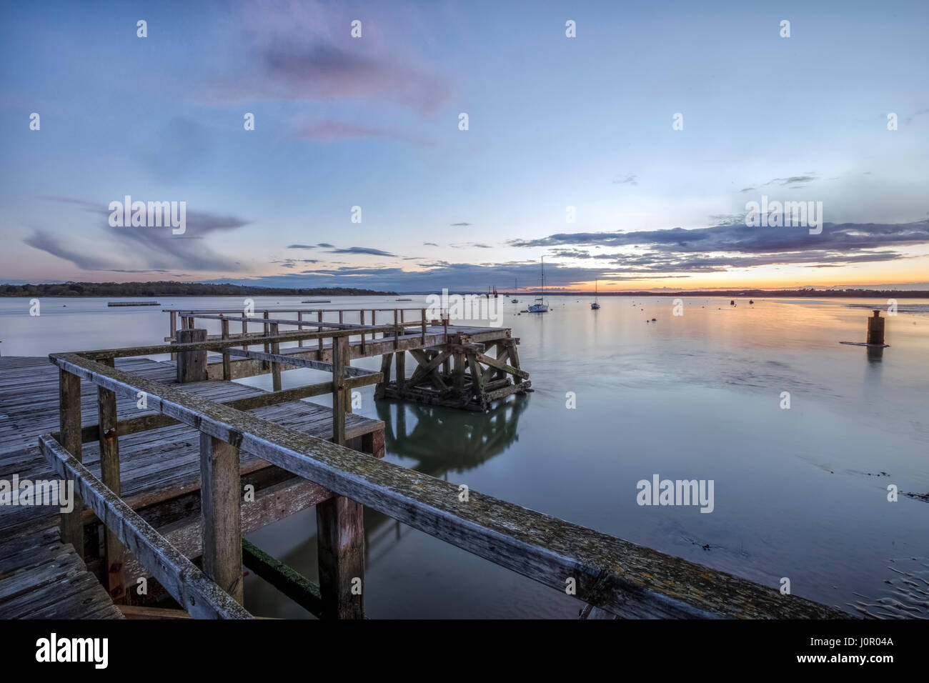 Lake Pier, Hamworthy, Poole, Dorset, England, UK Stock Photo - Alamy
