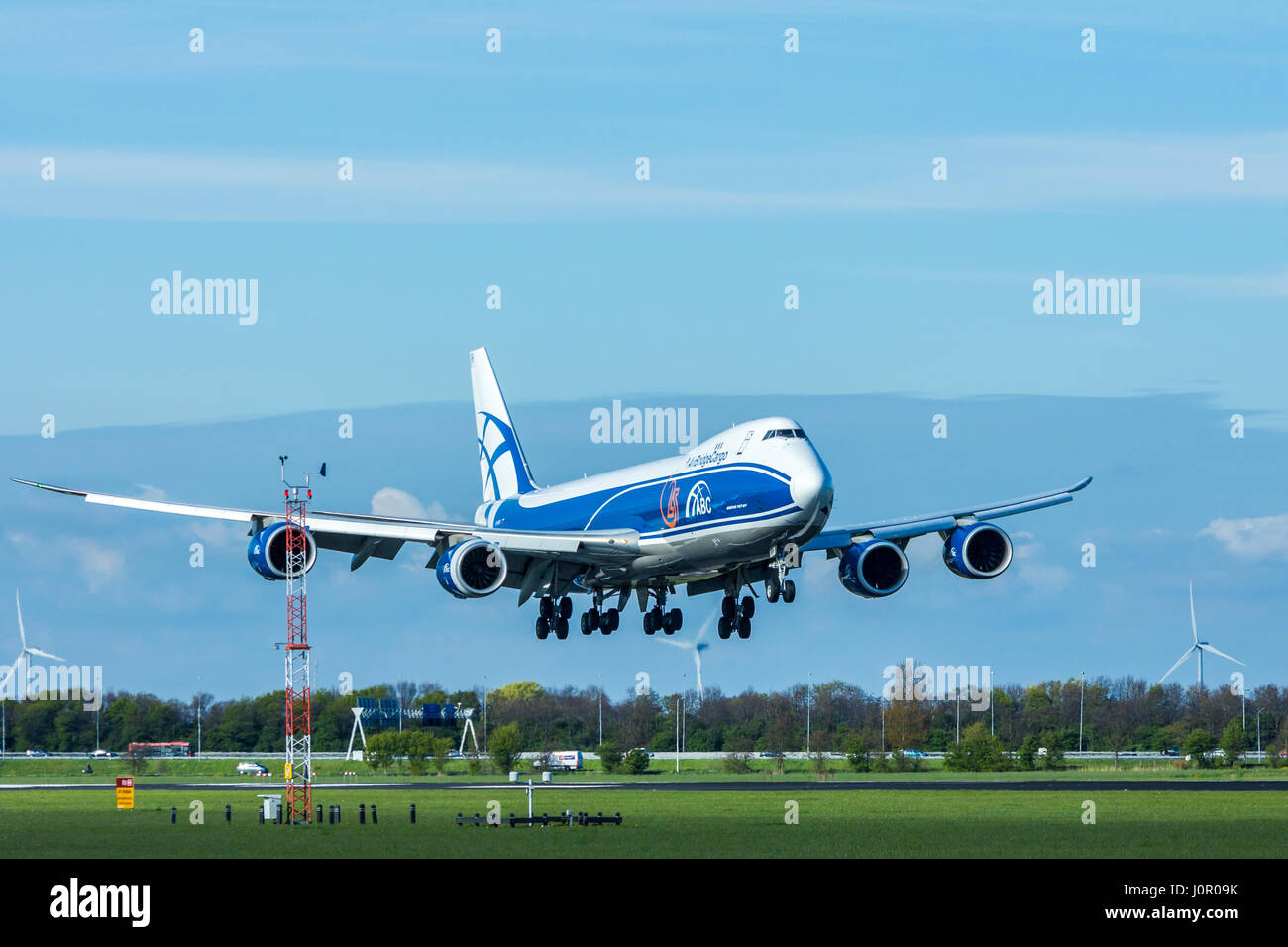 Amsterdam Schiphol Airport, the Netherlands - April 14, 2017:Air Bridge ...