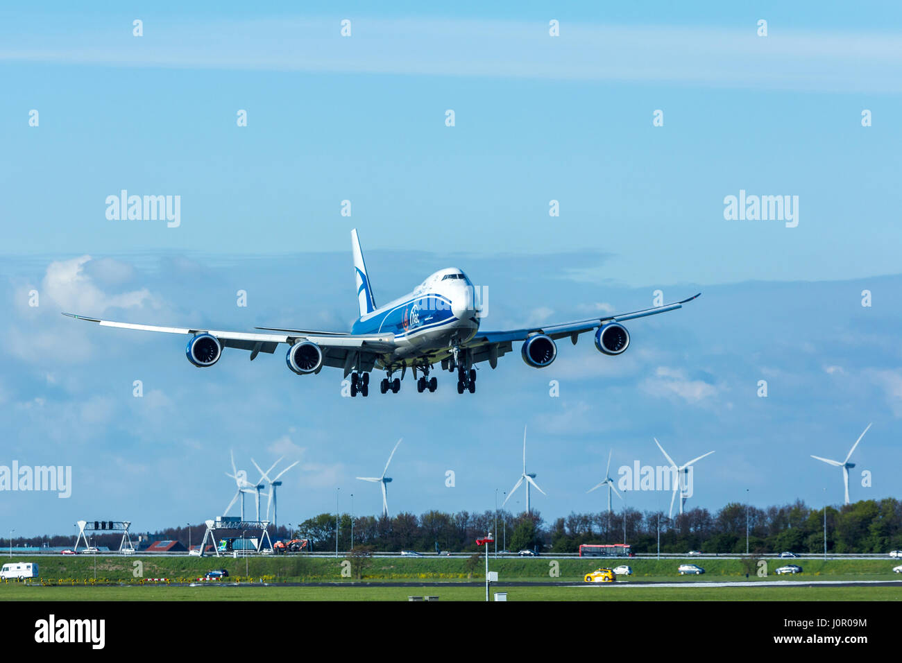 Amsterdam Schiphol Airport, the Netherlands - April 14, 2017:Air Bridge ...