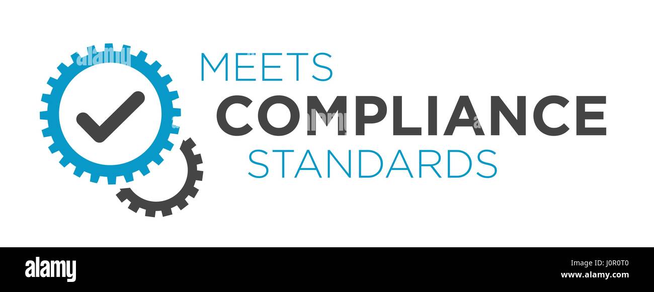 In Compliance Graphic Shows that it Meets Compliant Standards Stock ...