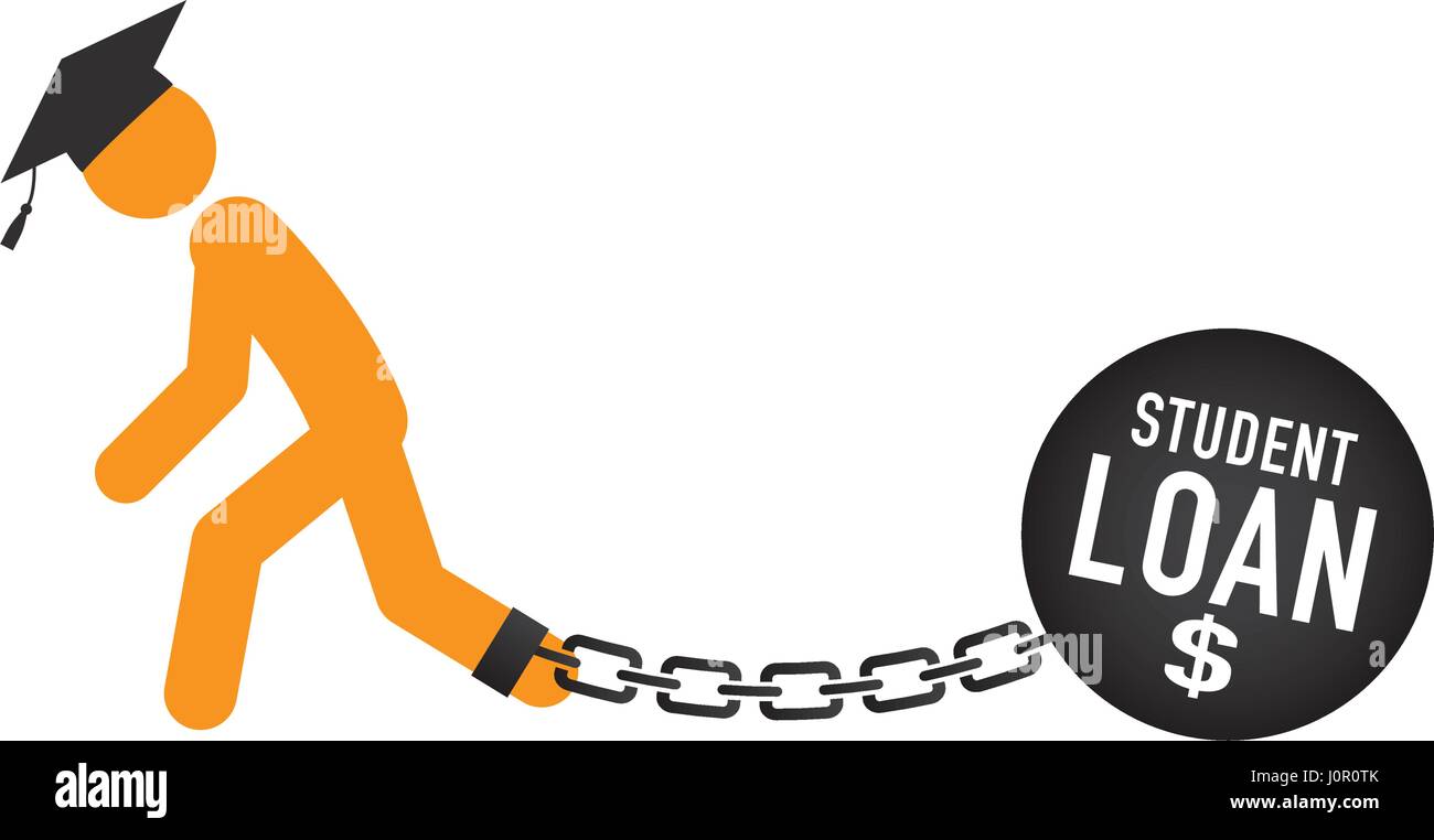 Student loan debt Stock Vector Images - Alamy