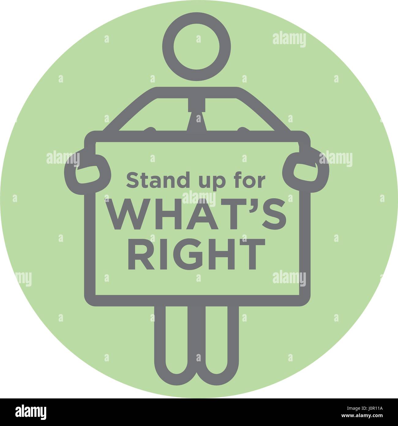 Sign rally freedom in Stock Vector Images - Alamy