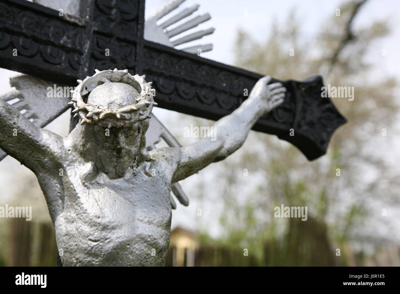 Jesus on the cross hi-res stock photography and images - Alamy