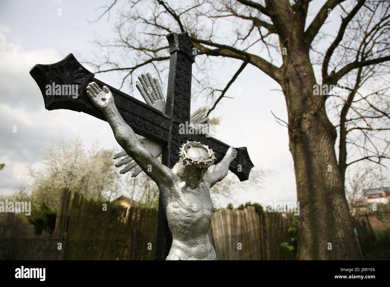 jesus on cross Stock Photo - Alamy