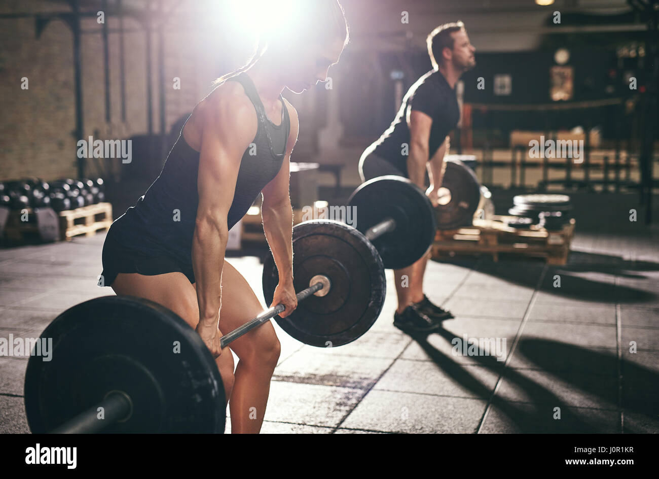 Strong treadmill and muscular hi-res stock photography and images - Alamy