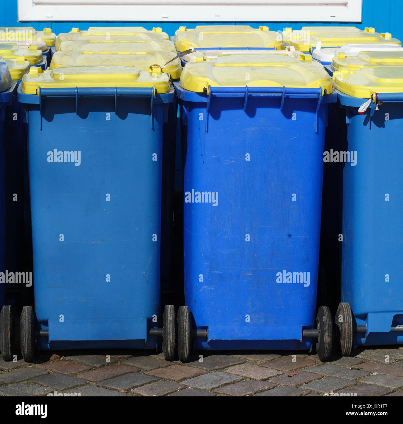 Recycling Bins, Bremen, Germany Stock Photo - Alamy