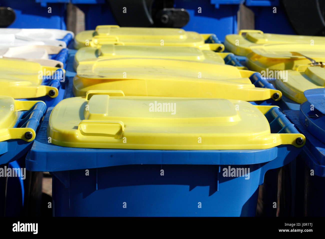 Recycling Bins, Bremen, Germany Stock Photo - Alamy