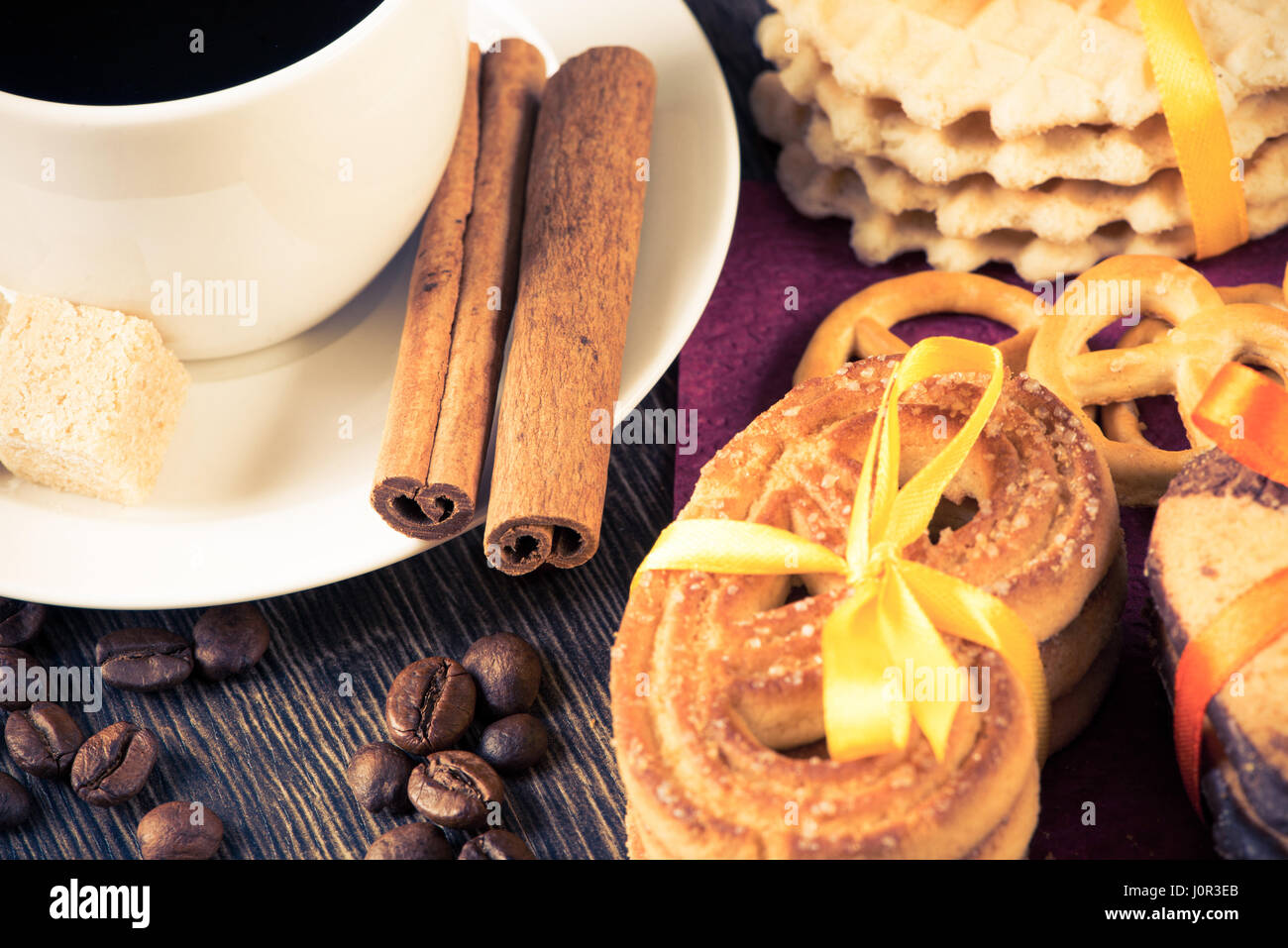 Sweets for coffee break Stock Photo - Alamy