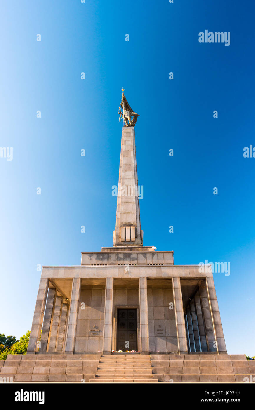 Slavin - memorial monument and cemetery for Soviet Army soldiers Stock ...