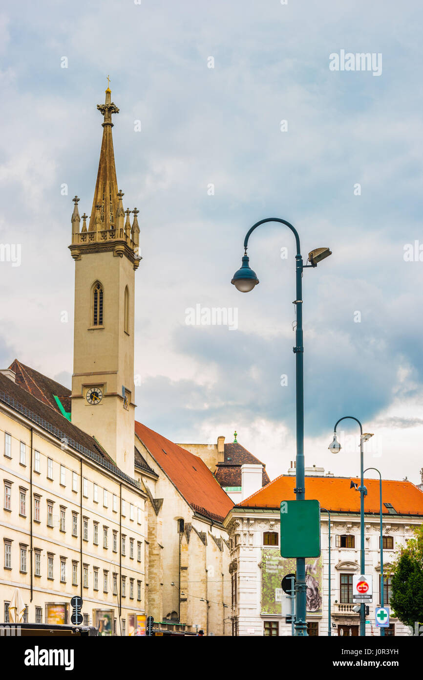 Beautiful travel photo of historical buildings in Vienna Stock Photo ...