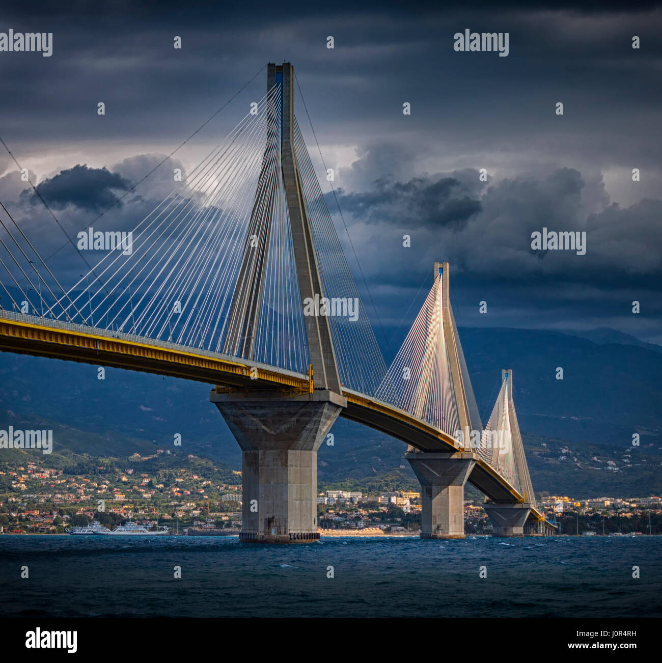 The bridge of Rio Antirio, Greece Stock Photo - Alamy