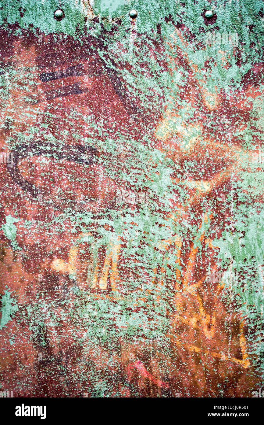 Vintage green copper metal sheet Stock Photo - Alamy