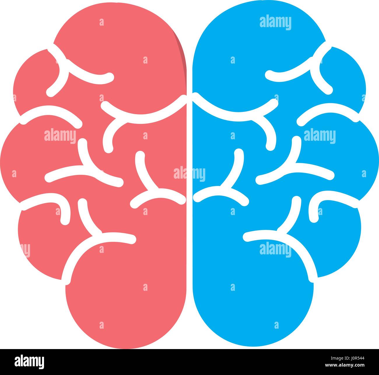 mental health smart brain icon Stock Vector Art & Illustration, Vector ...