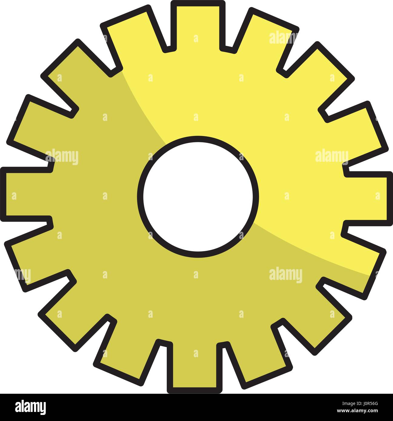 line gear symbol process industry Stock Vector Image & Art - Alamy