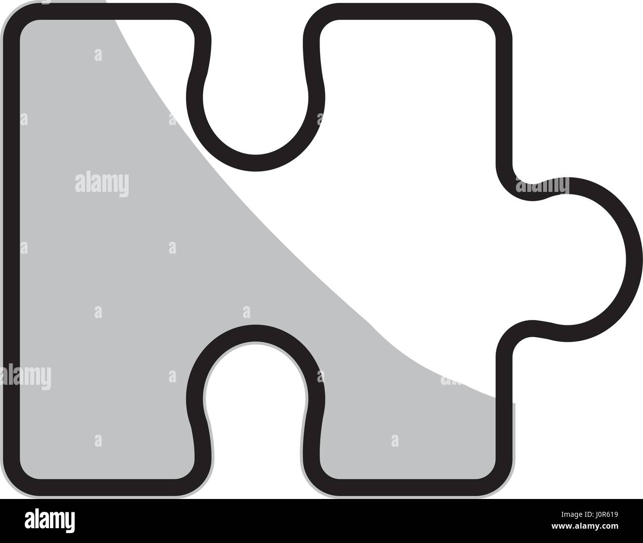 Puzzle piece figure Stock Vector Images - Alamy