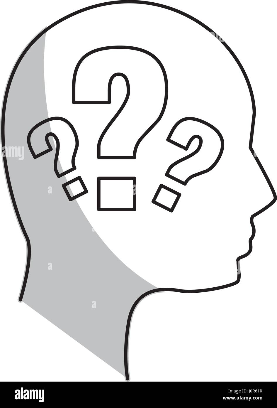 figure human man question Stock Vector Image & Art - Alamy