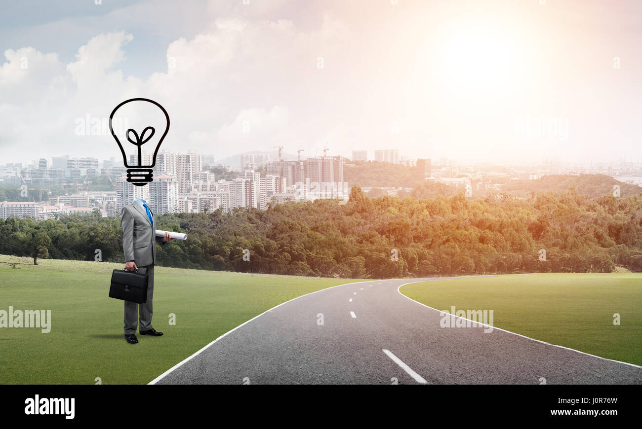 Man of creative ideas Stock Photo - Alamy