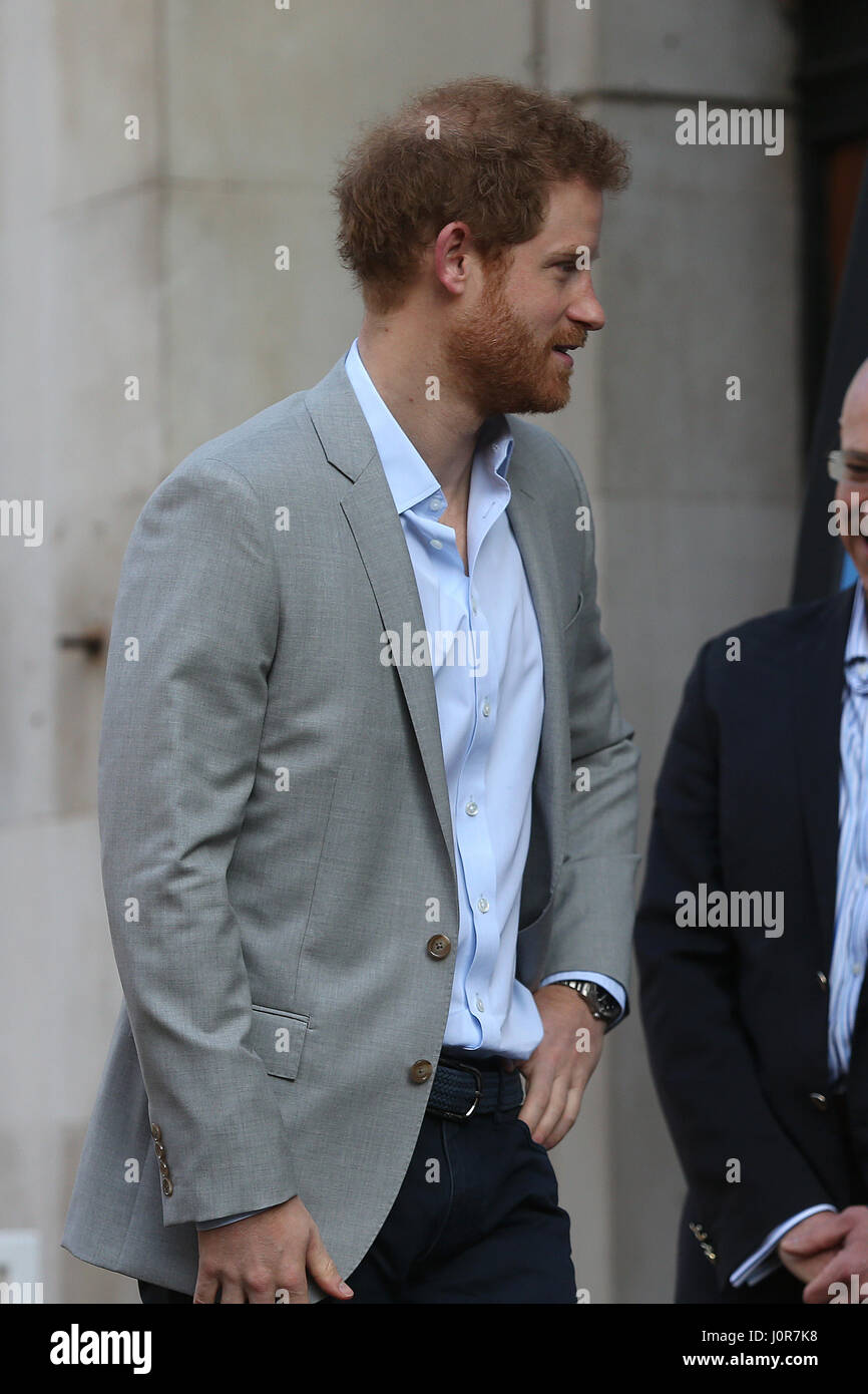 HRH Prince Harry attends the Veterans' Mental Health Conference at King ...