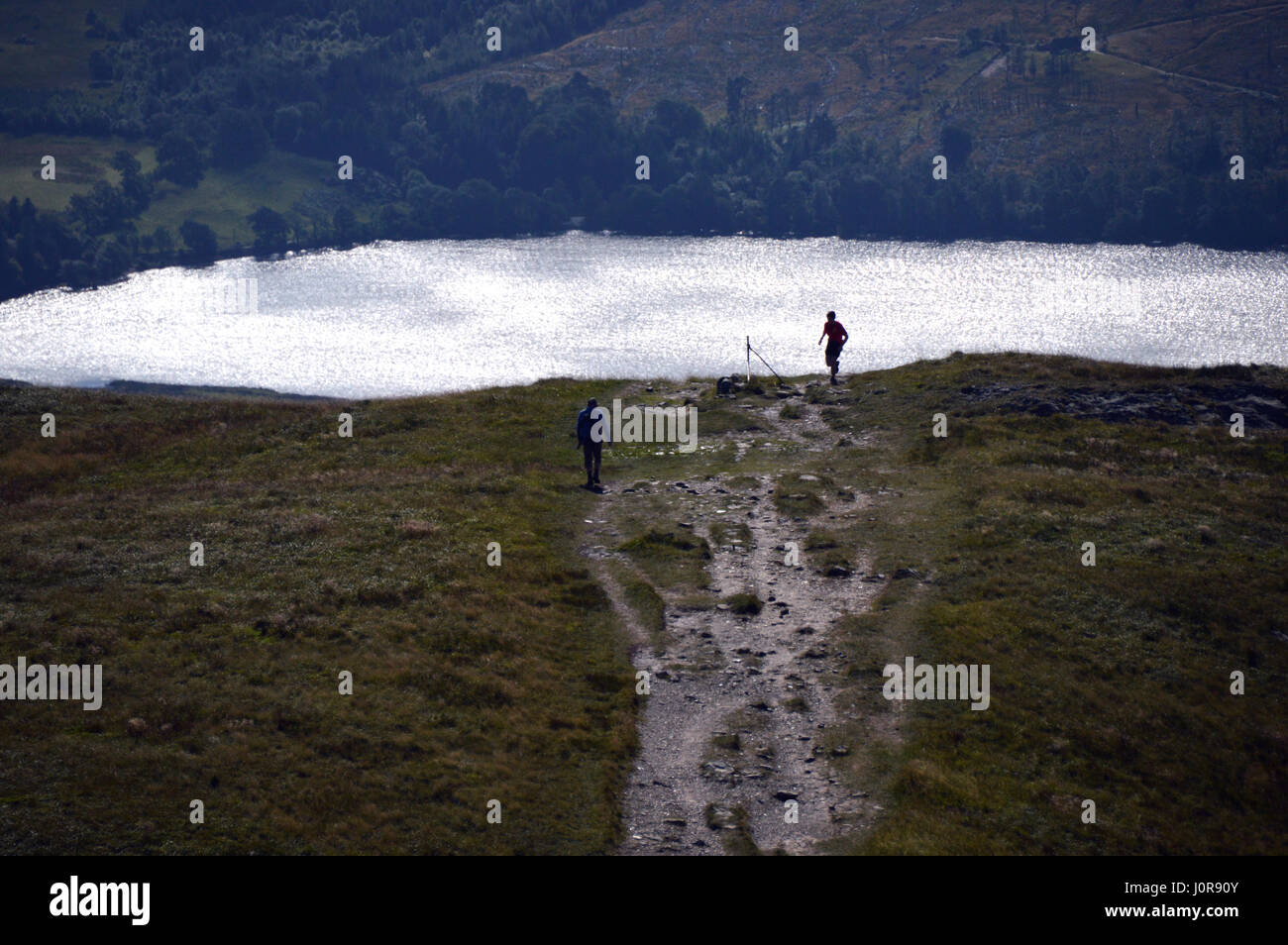 Fell Runner & Fell Walker on the Scottish Mountain Corbett Ben Ledi ...