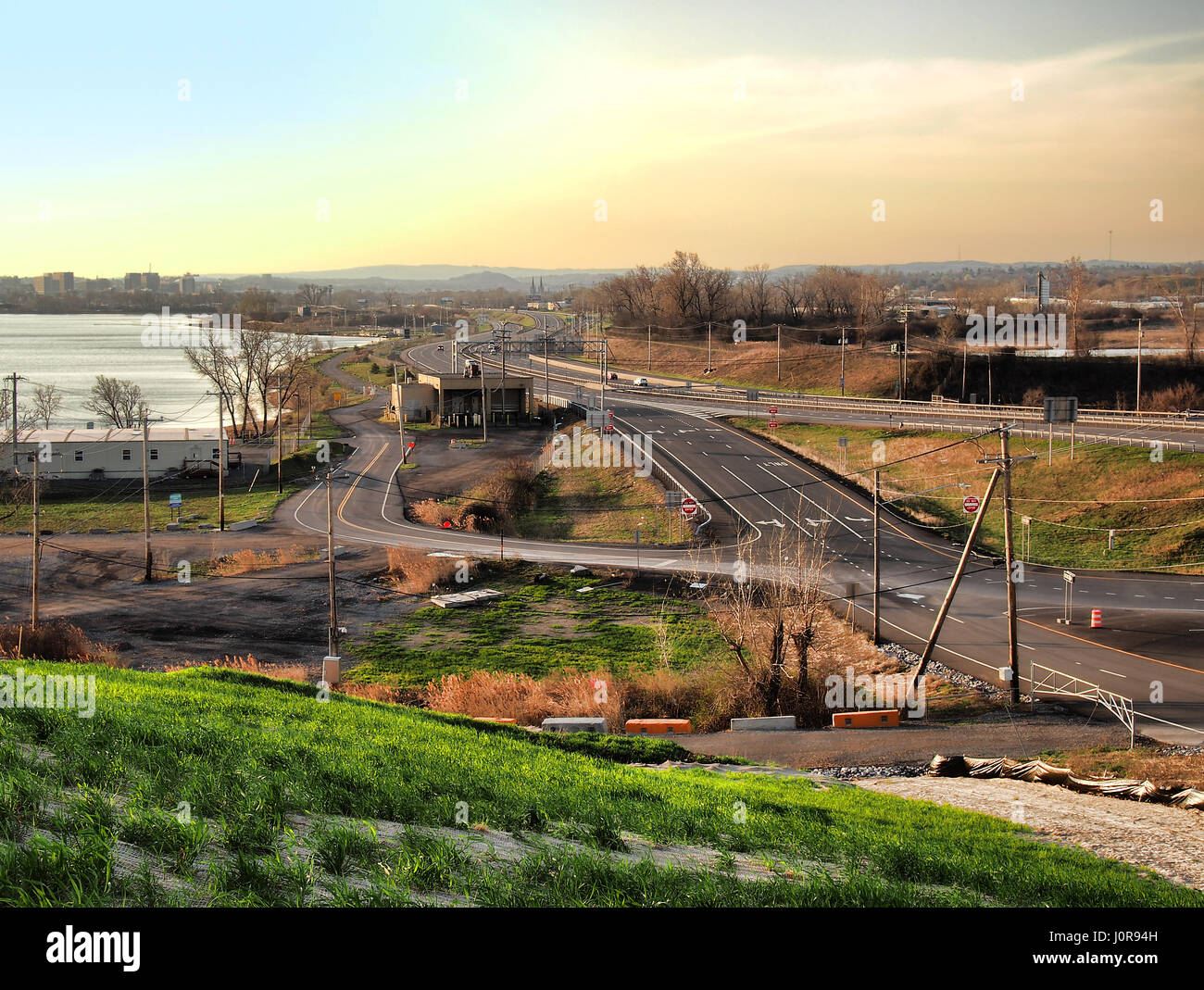 View of Interstate 690 in Solvay, New York Stock Photo - Alamy