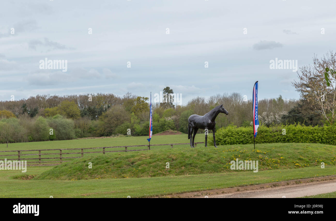Addington Manor horse statue Stock Photo - Alamy