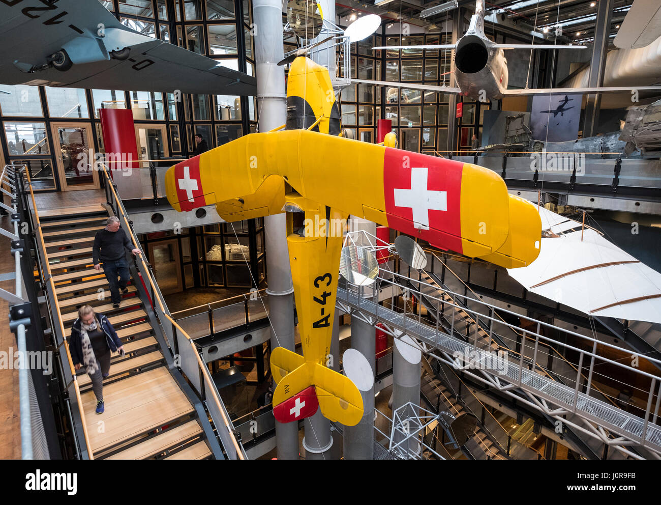 Interior of Deutsches Technikmuseum, German Museum of Technology, in ...