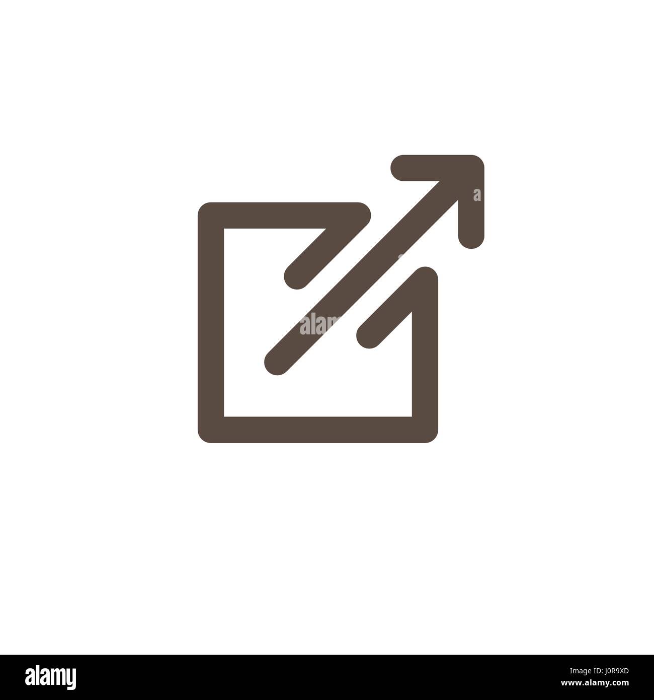 External Link Icon - user will know they are leaving the app to visit ...