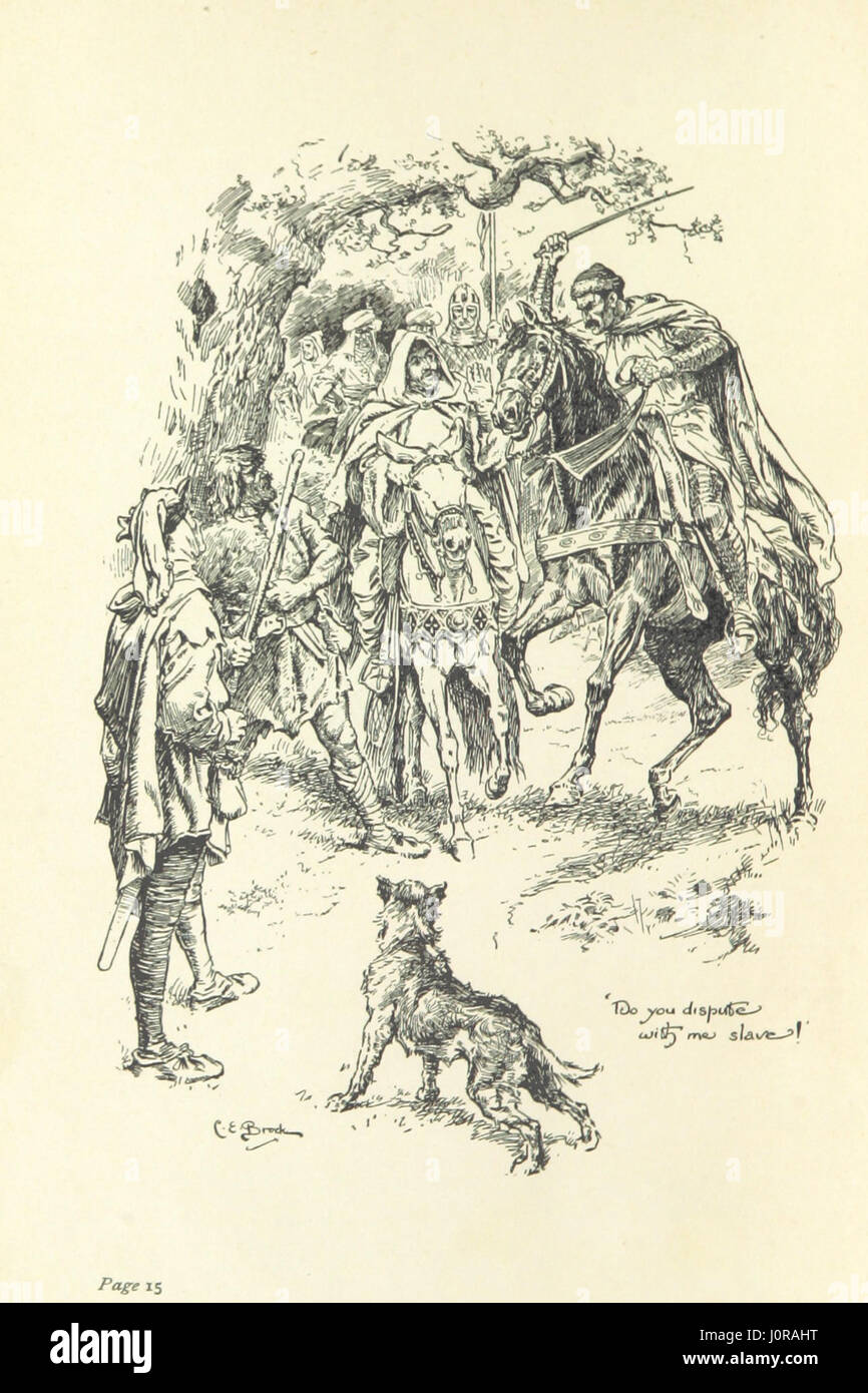 This edition of 'Ivanhoe' includes 16 illustrations by C. E. Brock ...