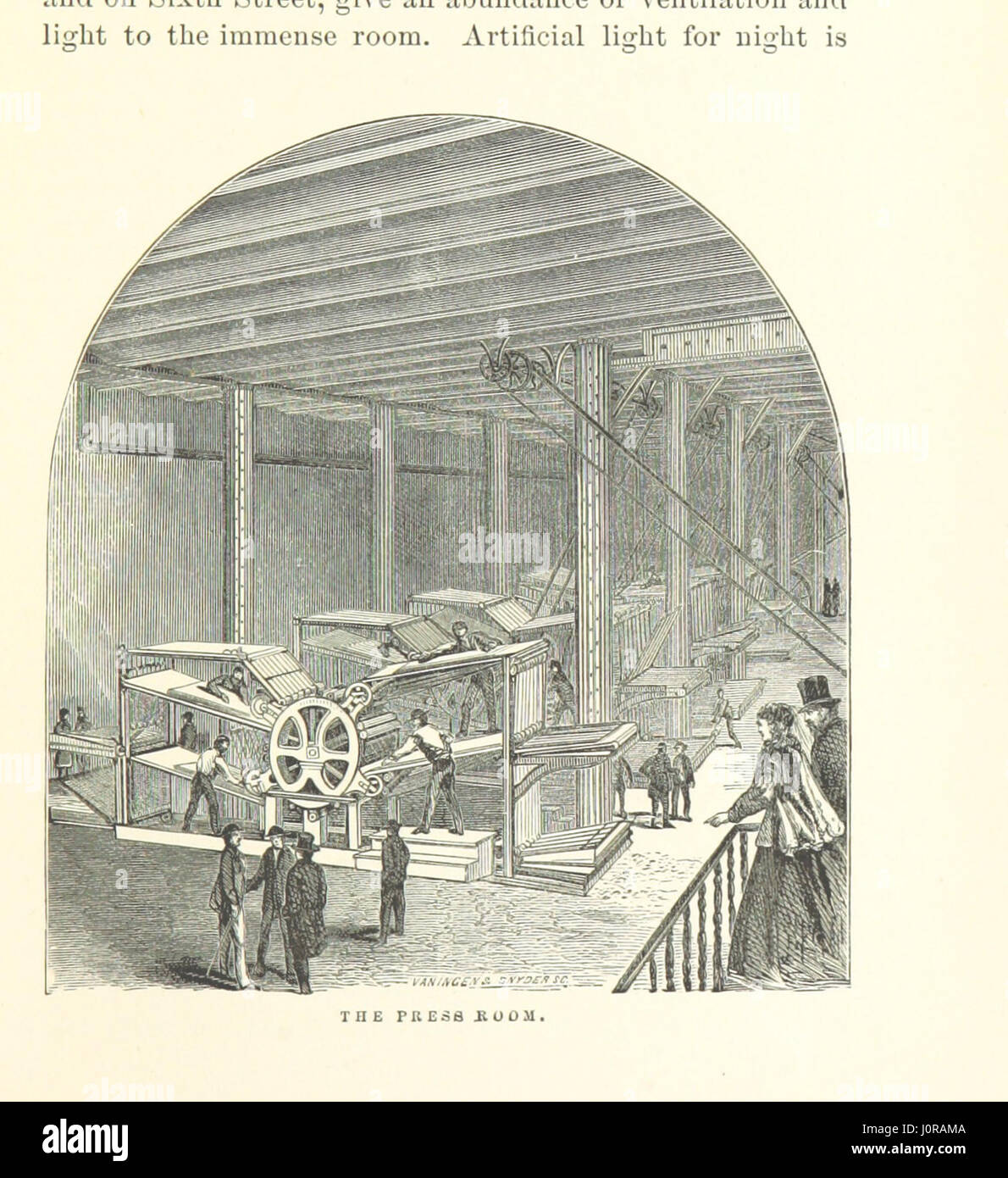 This image shows a key moment in the opening of the Public Ledger ...