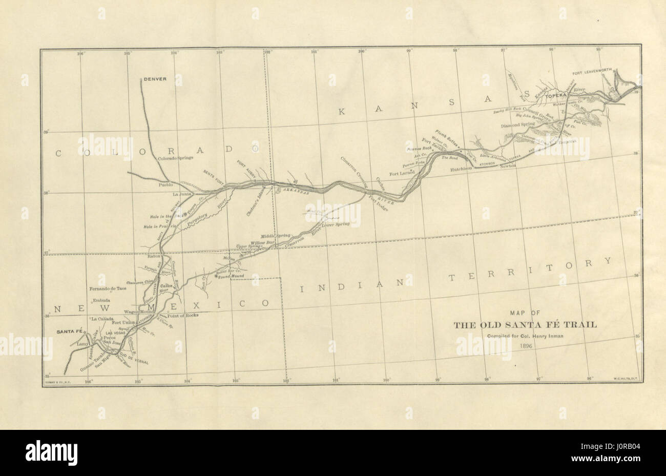 The Old Santa Fe Trail was a historic route connecting Missouri to ...