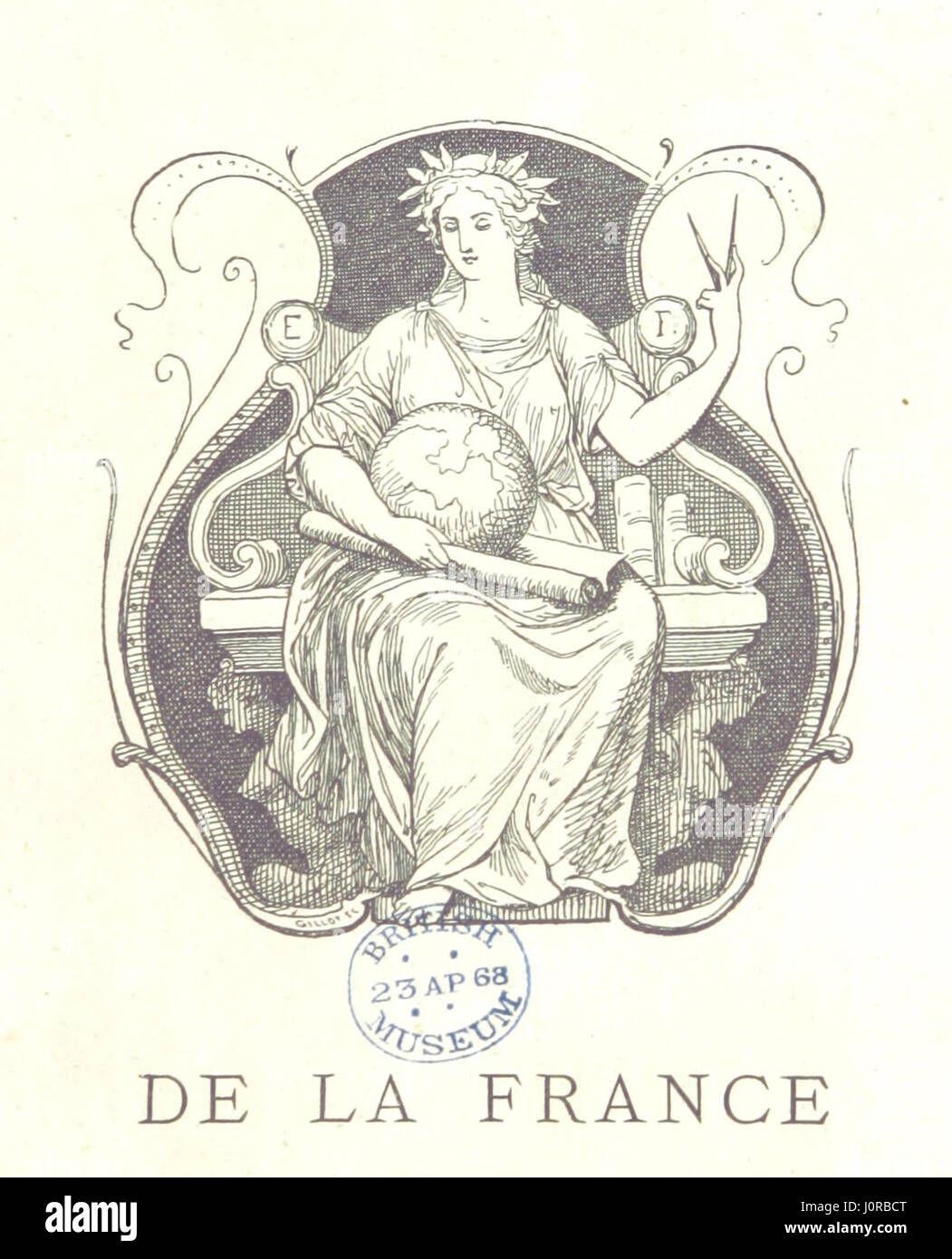 This illustrated geography of France and its colonies provides a ...