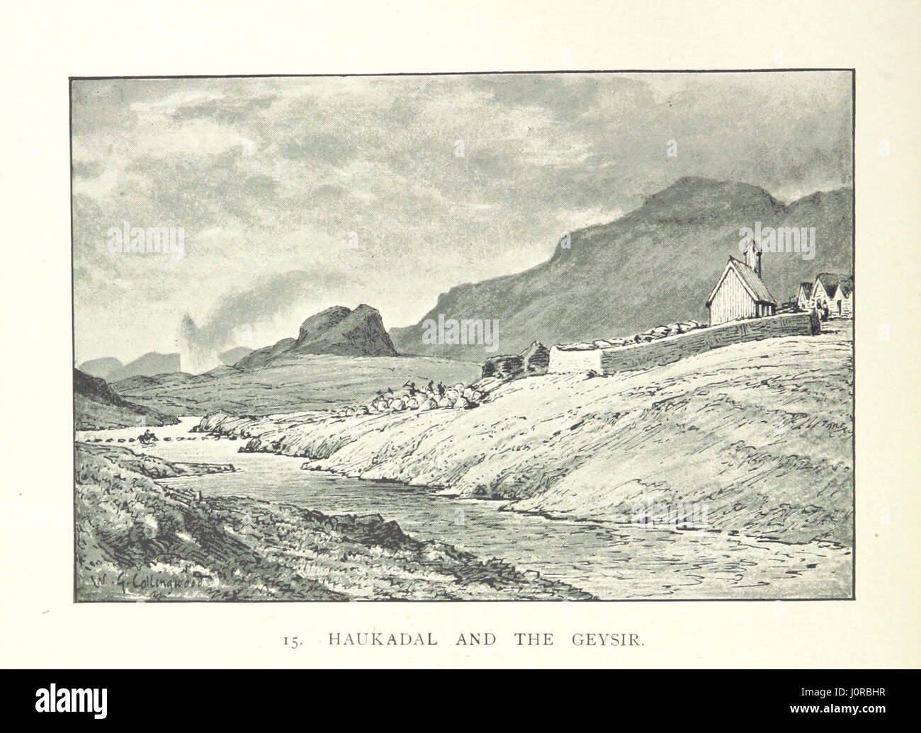This work details a pilgrimage through Iceland, visiting historical ...