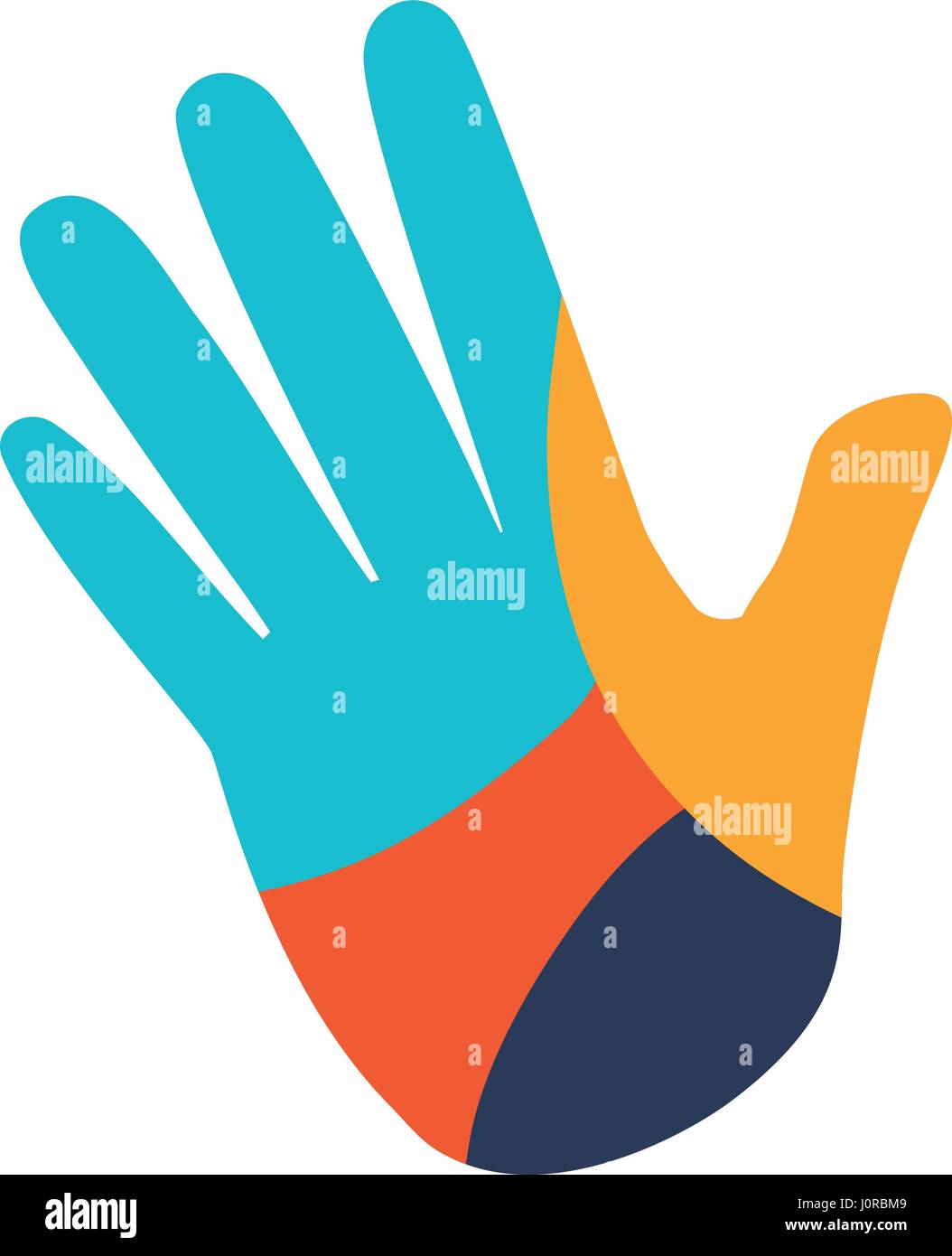 Human hand symbol Stock Vector Image & Art - Alamy